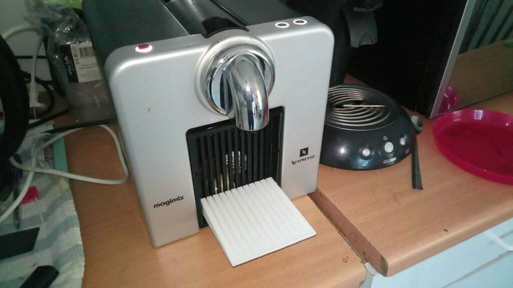 STL file Magimix Le Cube M220 Nespreso pod holder and receiver 👽・3D ...